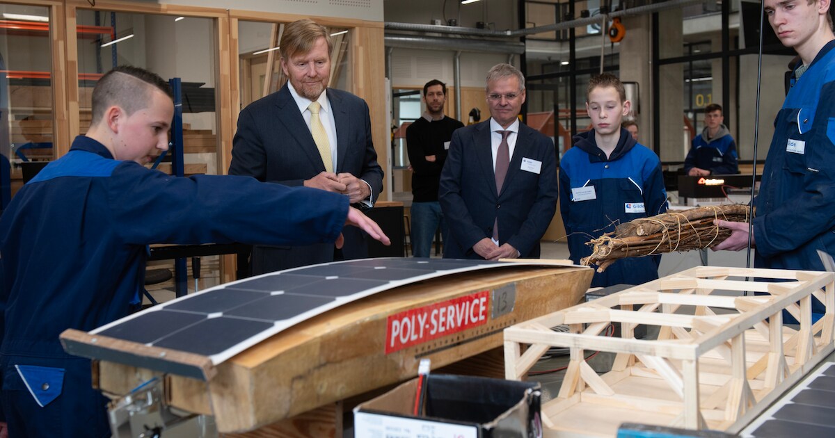 Koning feliciteert op het Gilde alle techniekleerlingen in Nederland ...