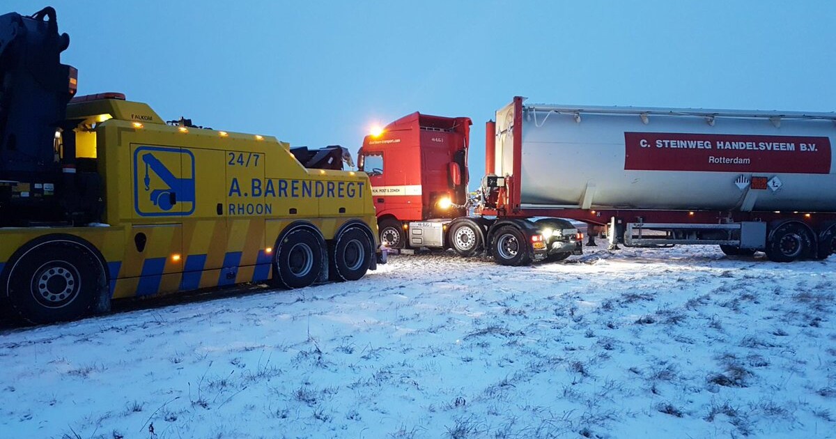 Ongelukken door gladheid in de polders | Rotterdam | AD.nl