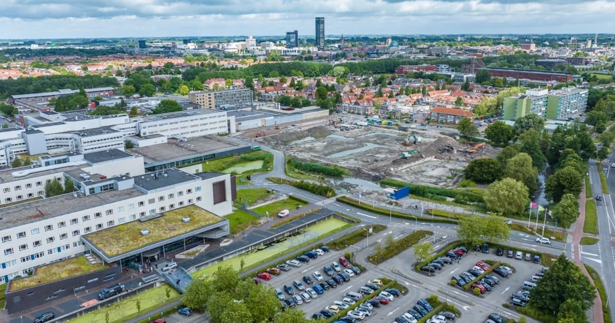 Werkzaamheden op parkeerterrein Frisius MC in Leeuwarden | Leeuwarden ...