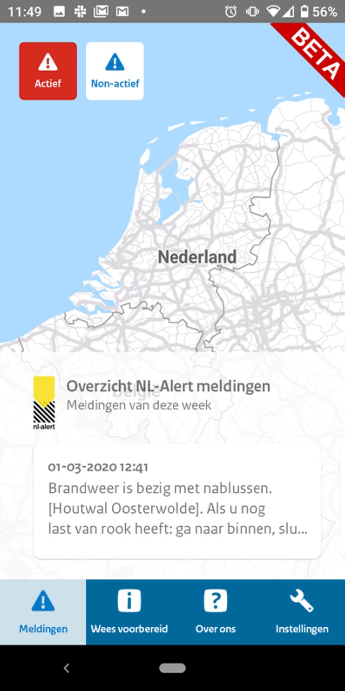 Overheid lanceert app voor NL-Alert | Tech | AD.nl