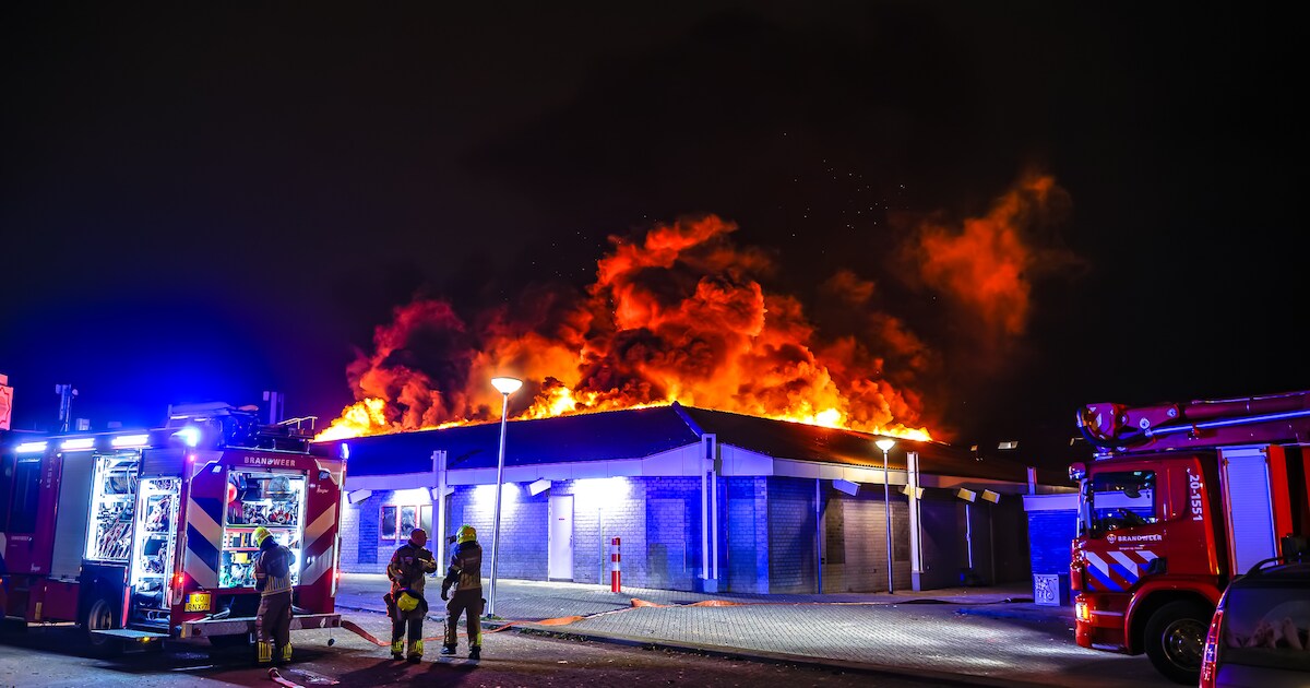 Dak Supermarkt Bergen Op Zoom Verwoest Door Brand Bergen Op Zoom AD nl