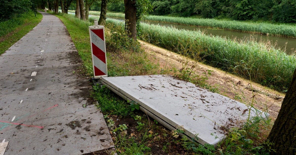 Kapot fietspad stelt leverancier van platen voor een raadsel ...