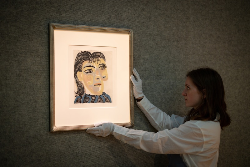 Ari (58) koopt lot en wint schilderij van Picasso voor amper 100 euro ...
