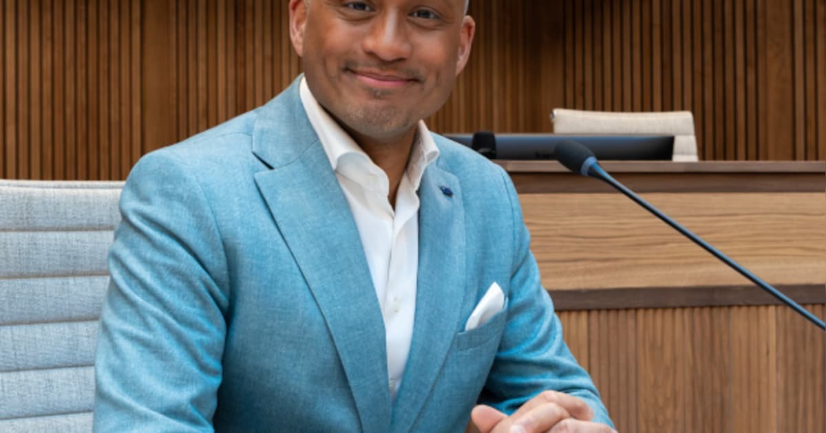 Jim Lo-A-Njoe lijsttrekker D66 Groningen bij gemeenteraadverkiezingen ...