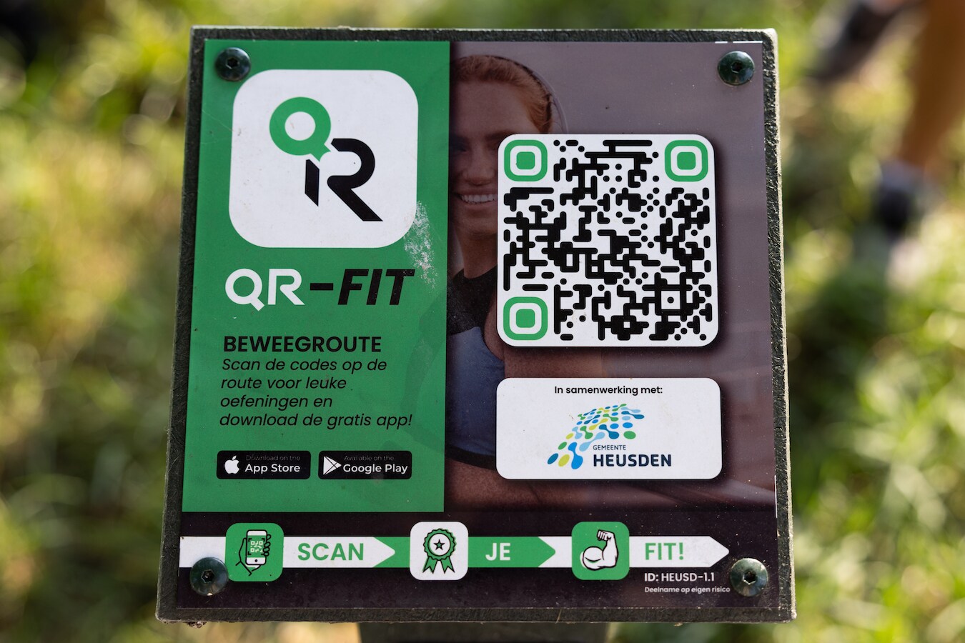 Nieuwe QR-Fit route in Heusden: ‘Ik ben 85 en kan het nog allemaal ...