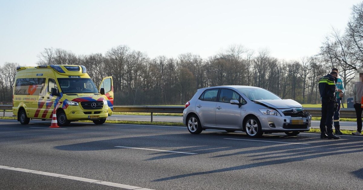 Ongeval A28 bij Rouveen zorgt voor flinke file in ochtendspits | Staphorst | AD.nl