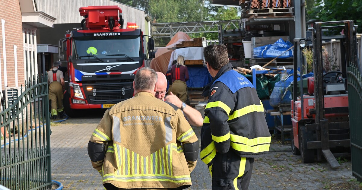 Eigenaar ziet rook in afzuigsysteem in bedrijfspand in Etten-Leur, brandweer rukt uit | Etten ...