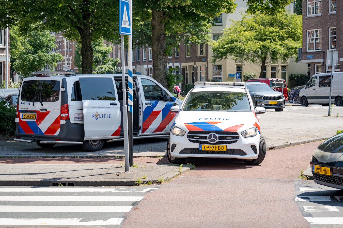 Eenzijdig ongeluk met fietser aan Burgemeester Meineszplein in ...