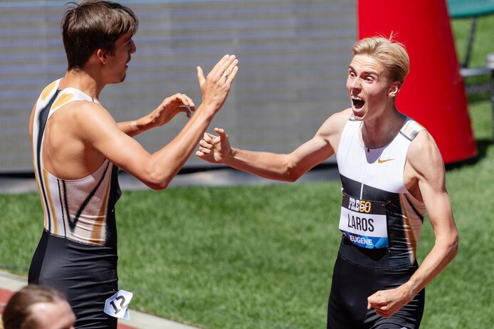 Niels Laros boekt in VS sensationele zege op mijl in Nederlands record ...