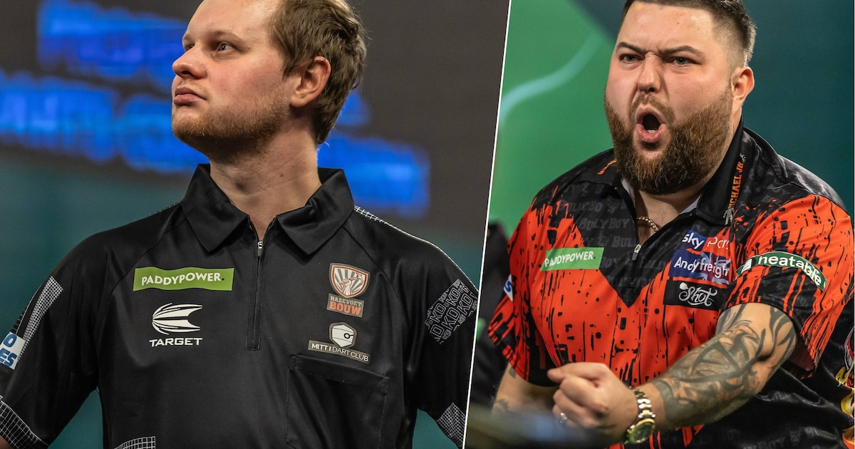 WK-debutant Kevin Doets (25) drijft wereldkampioen Michael Smith tot ...