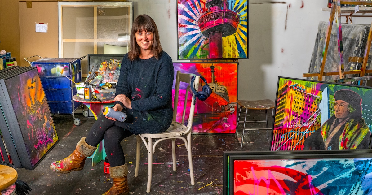 Bokito draagt Susan Bijl, Erasmus eet een kapsalon: Femkes kunst hangt ...