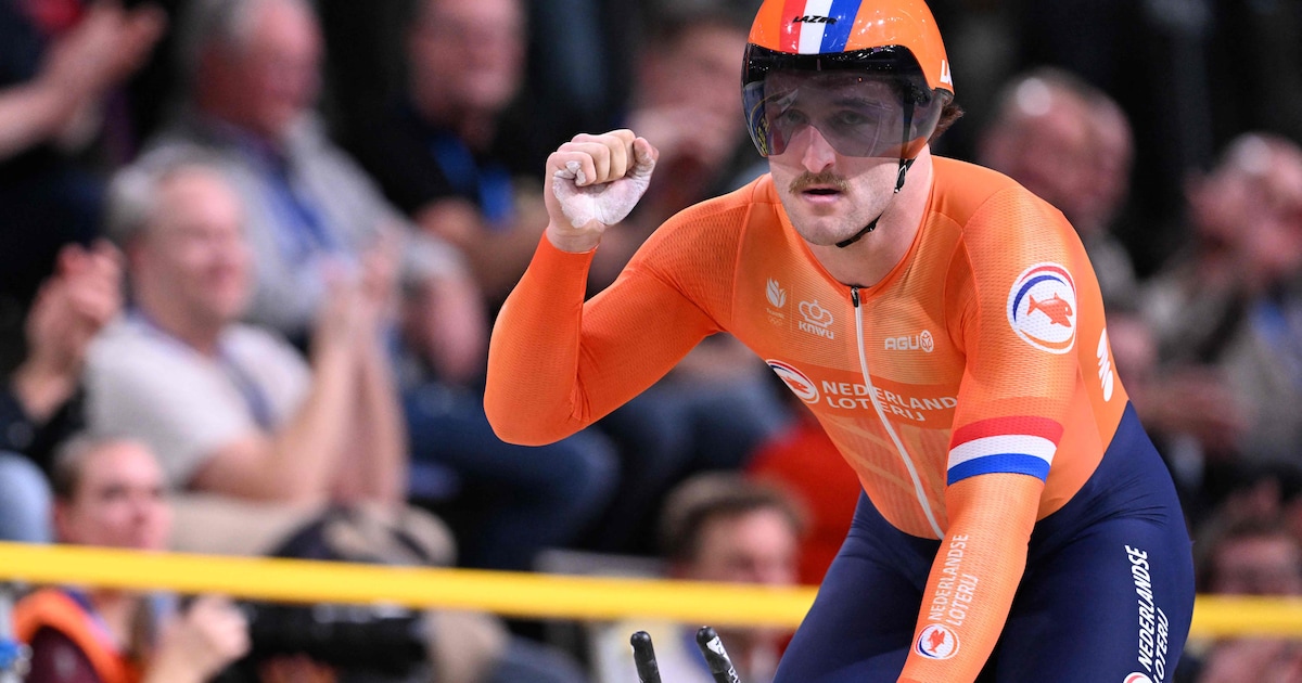 Baanrenner Daan Kool verrast met zilveren medaille op kilometer tijdrit ...