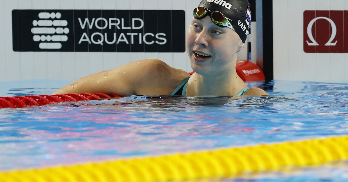 Milou van Wijk (20) grijpt naast medaille op 50 meter vrij ...