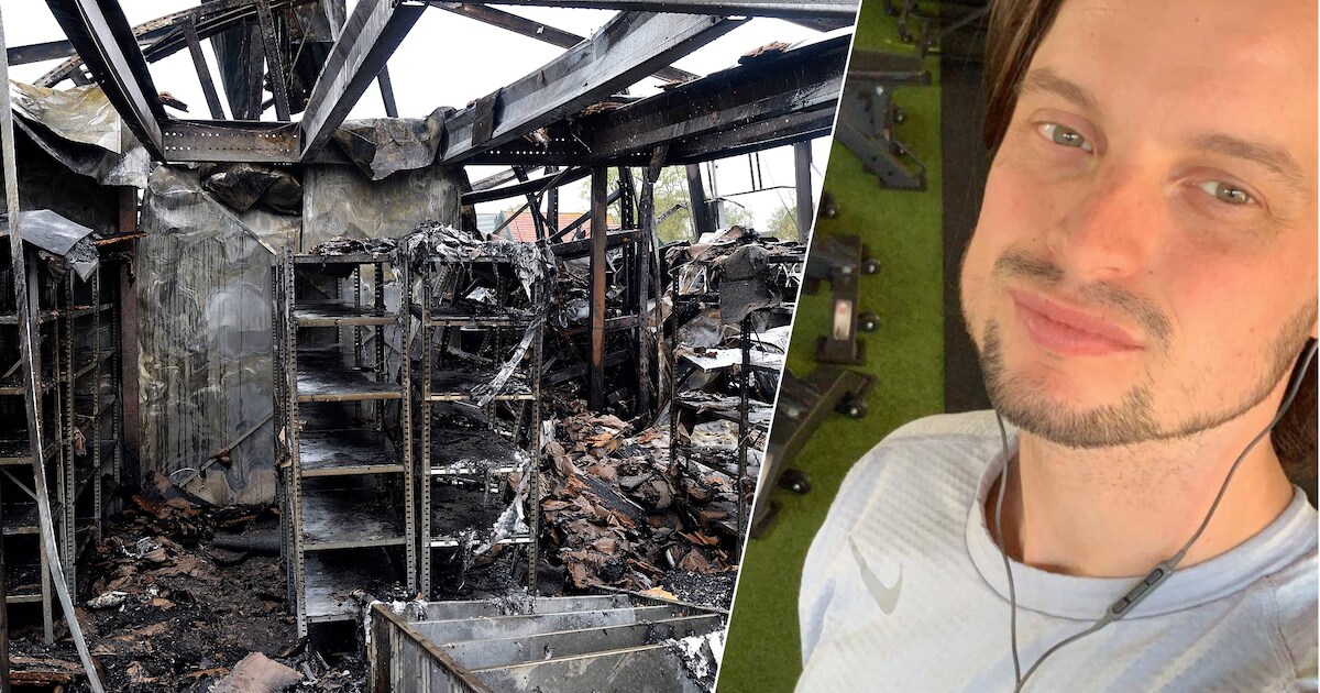 Fitnesscentrum van Mitchell na verwoestende brand in één klap weg: ‘Het ...