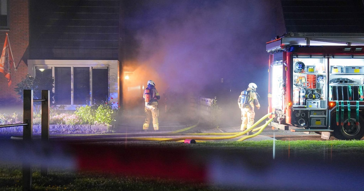 Brand bij huis aan Sleutelbloem in Peize | Regio | AD.nl