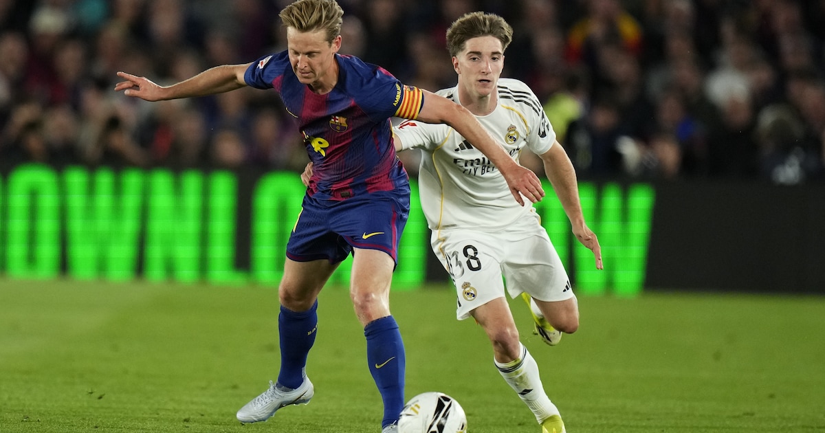 Barcelona kroont zich tot kampioen tegen Real Madrid, Frenkie de Jong ...