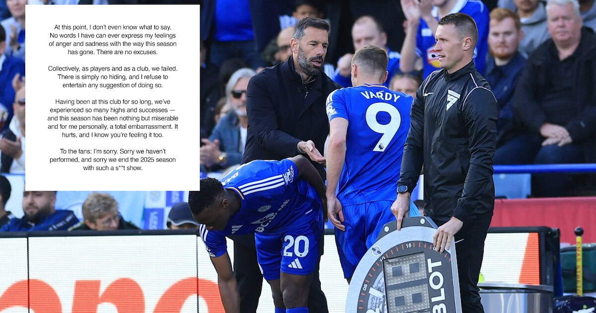 Jamie Vardy haalt na pijnlijke degradatie met Leicester City hard uit ...