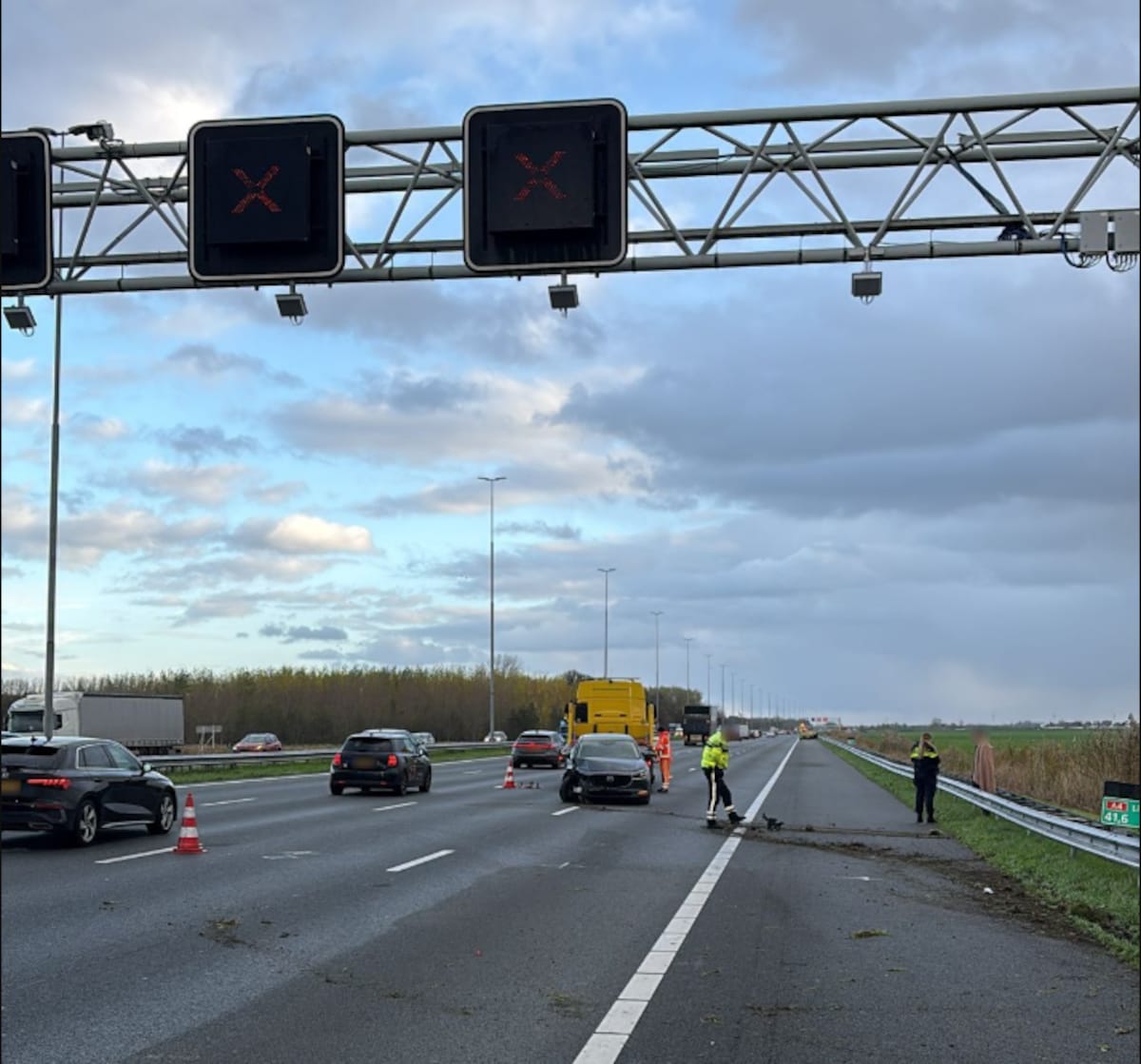 Twee rijstroken A4 bij Leidschendam voorlopig dicht na ongeval | 112 ...