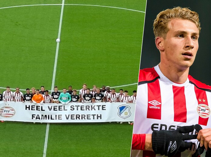 PSV en FC Eindhoven steken Matthias Verreth en zijn familie een hart ...