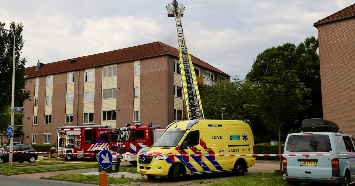 Uitslaande brand in woning op Simplonbaan: 10 mensen gecontroleerd door ...