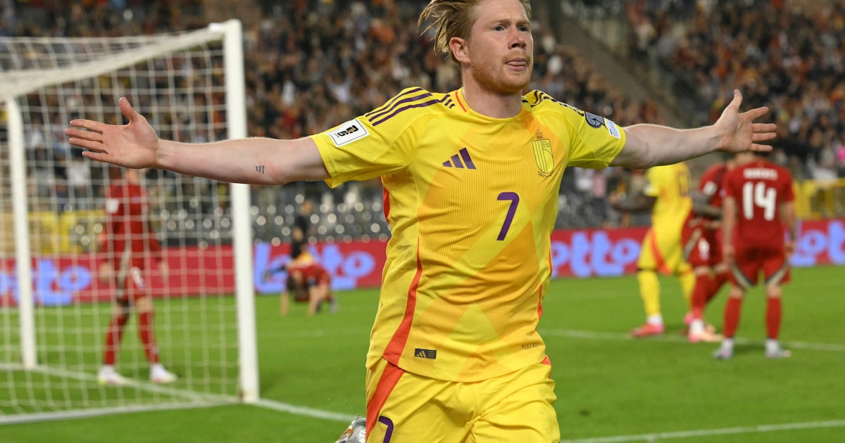 België ontsnapt dankzij Kevin De Bruyne aan blamage tegen Wales in duel ...