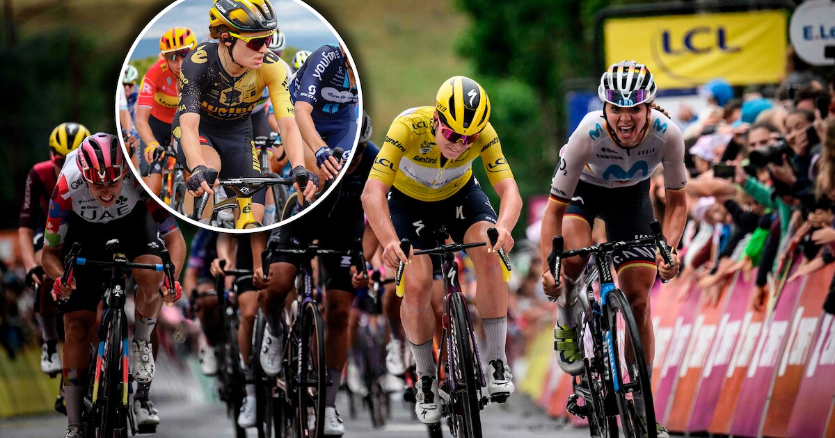 Eva van Agt naar huis na vreselijke val in Tour de France Femmes ...