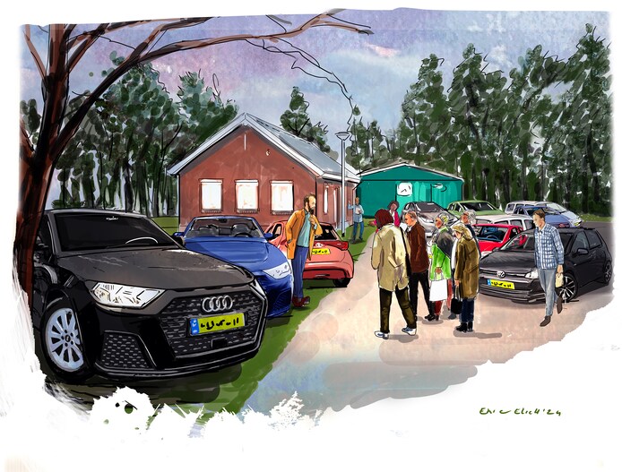 Verscholen in de bossen: op dit verlaten terrein komt iedere zondag een ...