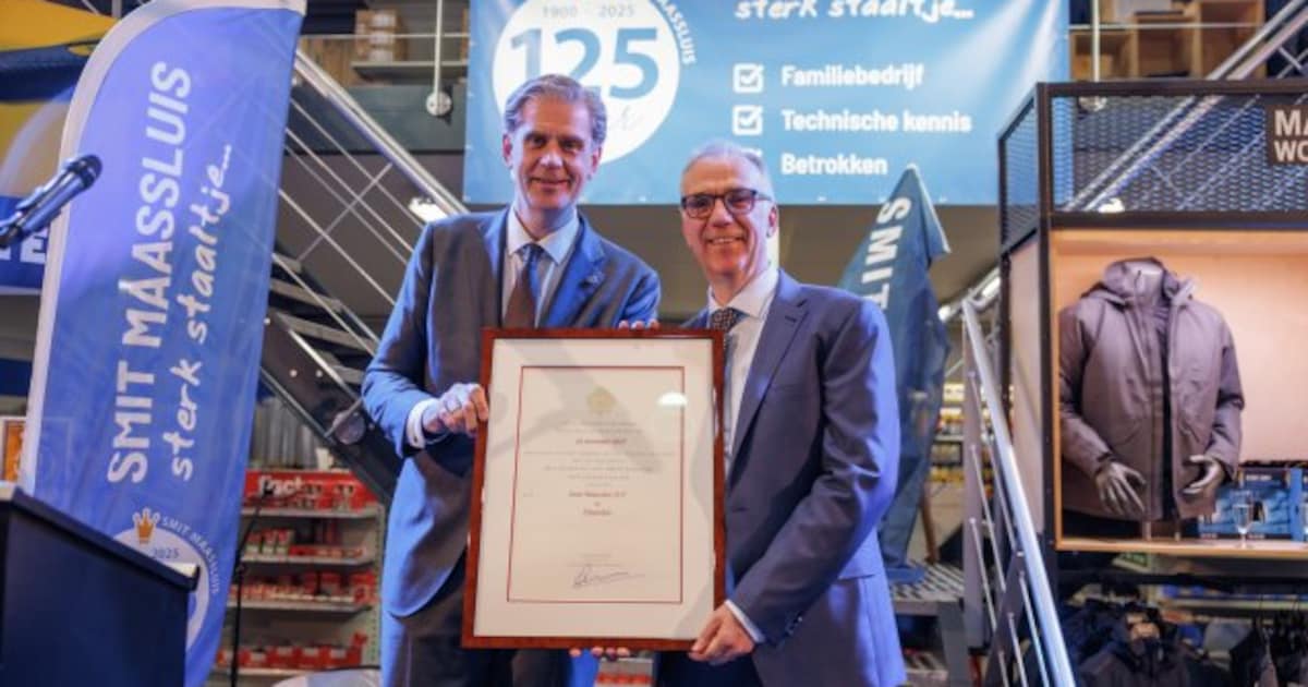 Smit Maassluis ontvangt hofleverancier predicaat en gemeentelijke ...