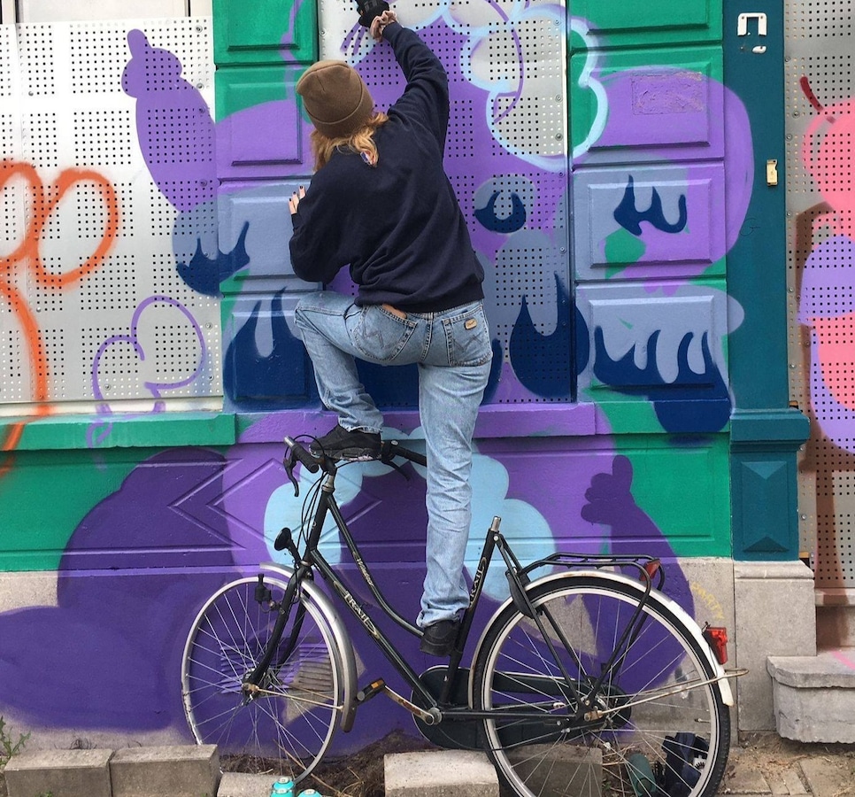 Graffitikunstenaar Tuig Oma live te zien in Fries Museum Leeuwarden ...