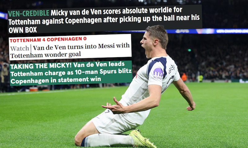 Diepe buiging in Engeland voor Micky van de Ven: ‘Zelfs Messi en Yamal ...