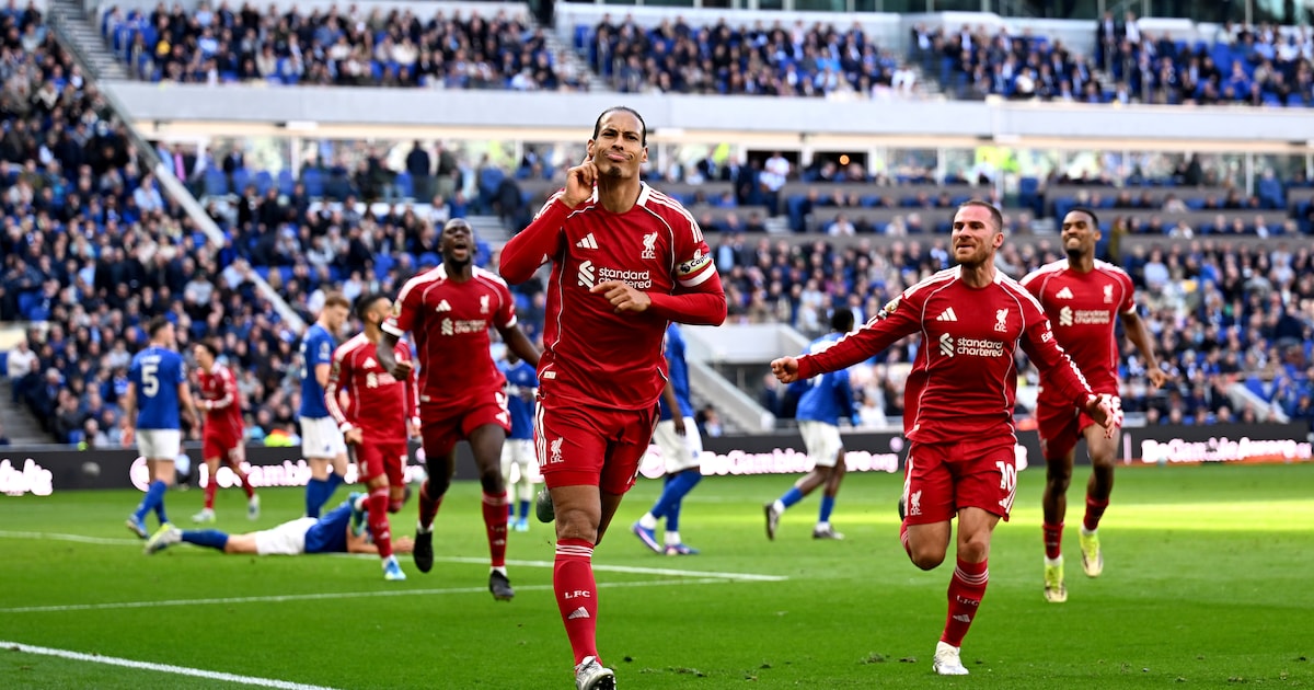 Engelse media loven Liverpool en Virgil van Dijk: ‘Met deze voorsprong ...