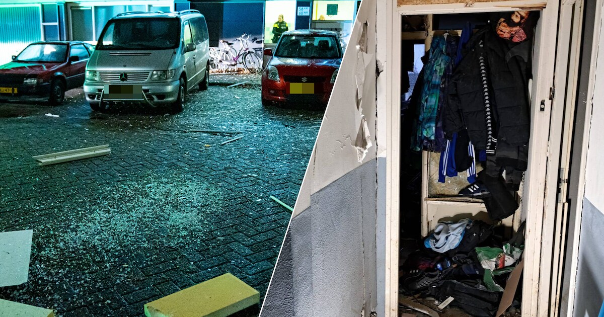 Jongen van 10 jaar op blote voeten in het glas na explosie Spijkenisse ...