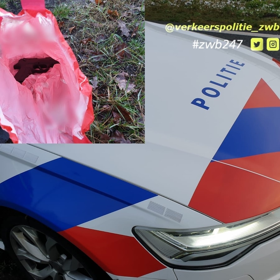 Vlak voor verkeerscontrole bij Rijsbergen gooit Irakees vuurwapen uit ...