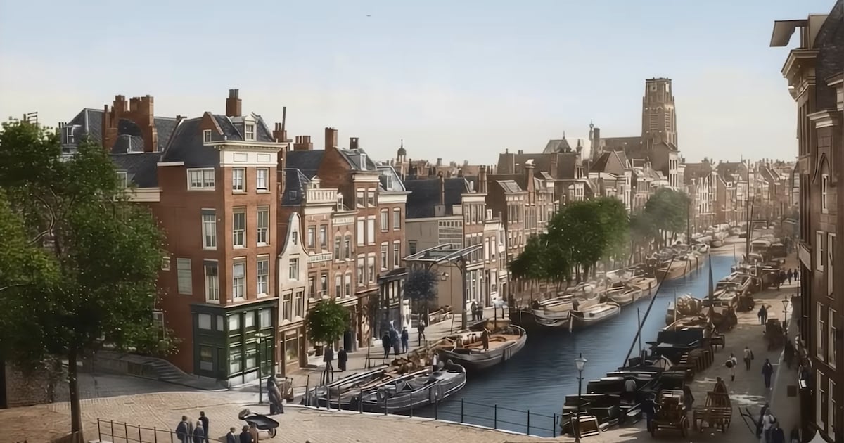 Unieke AI-beelden van het Rotterdam dat verdween in de oorlog: ‘Wat ...