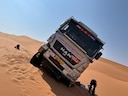 Schouwse trucker Giso Verschoor zag zwarte sneeuw in het zand van ...
