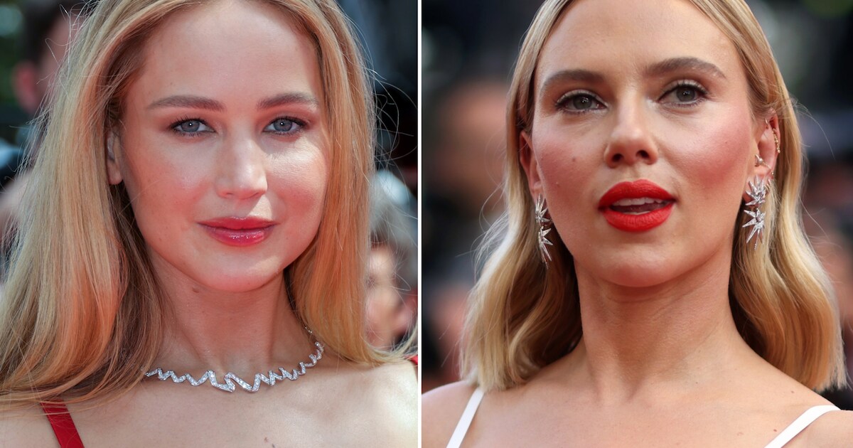 Jennifer Lawrence op teenslippers en de ‘kiekeboe-bh’ van Scarlett ...