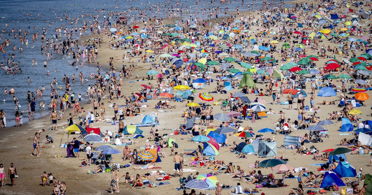 Nederland massaal naar het strand op warmste 10 september ooit: ‘Heb ...