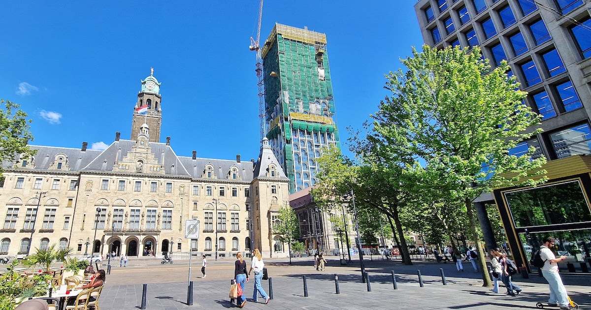 Problemen met prestigeproject aan de Coolsingel: werk aan het ...