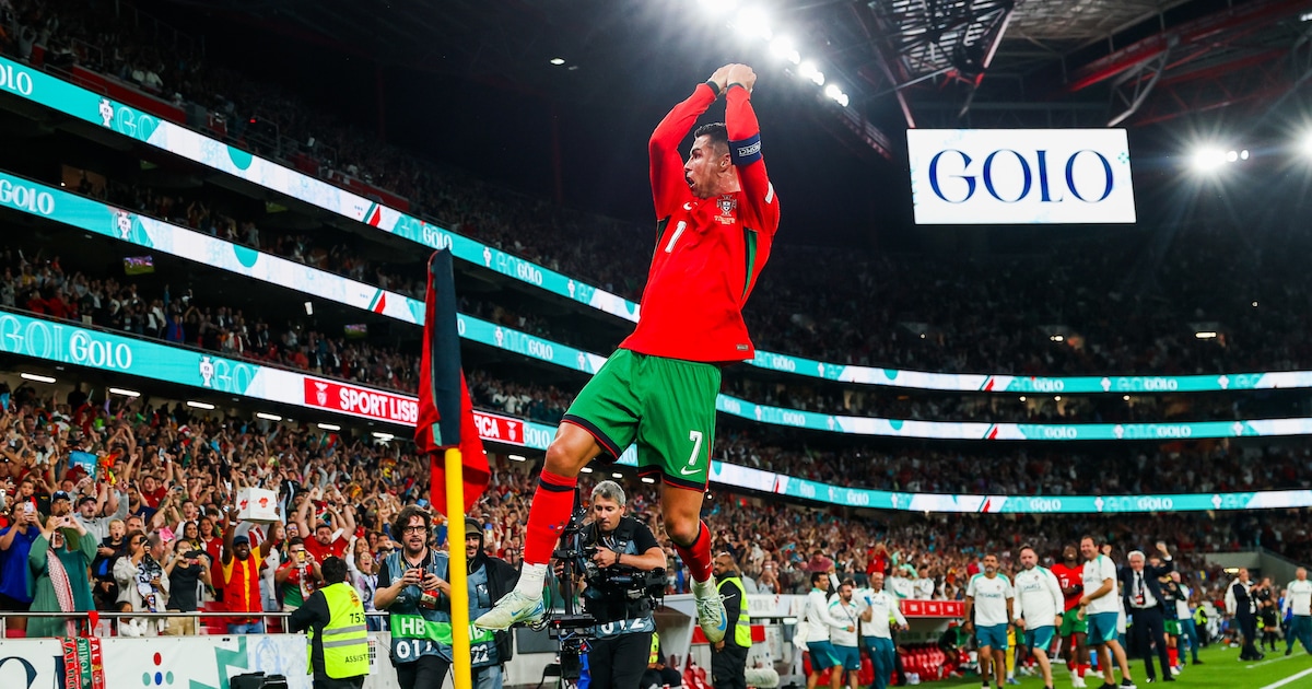 Invaller Cristiano Ronaldo slaat weer toe voor Portugal met late goal ...