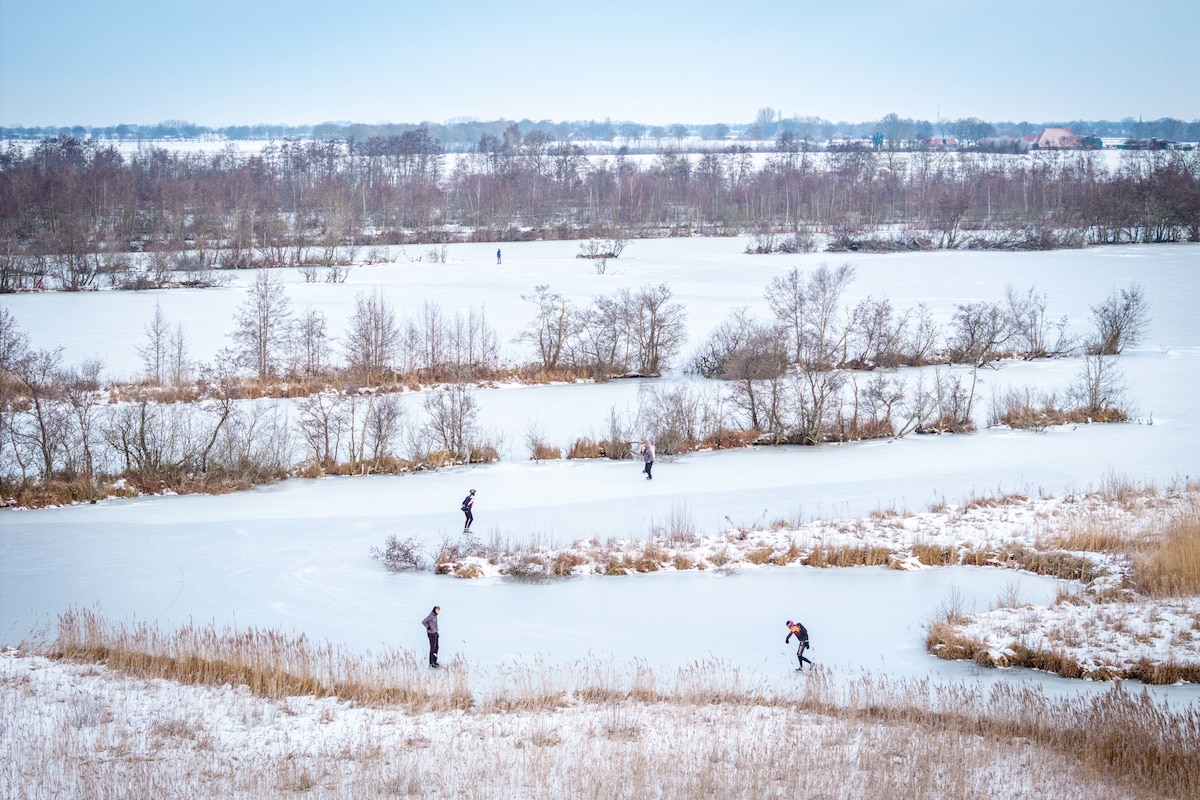 LIVE winterweer | Volop schaatsen op natuurijs, komende nacht code ...