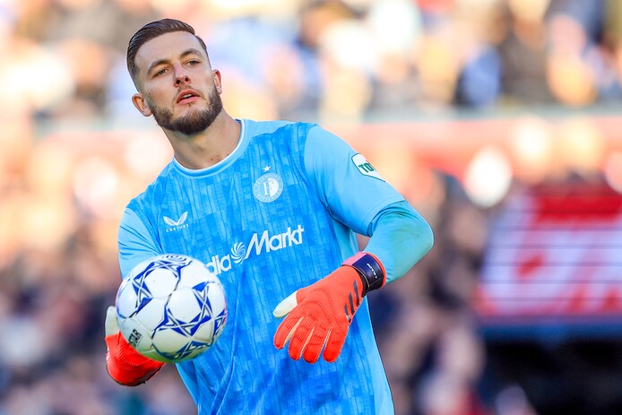 Feyenoord-keeper Justin Bijlow zelfkritisch na zien van beelden eerste ...