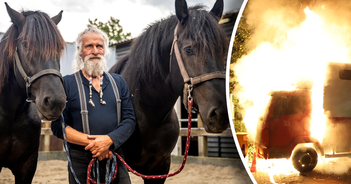 Inzamelactie voor door brand getroffen Delftse koetsier Toon Paap ...