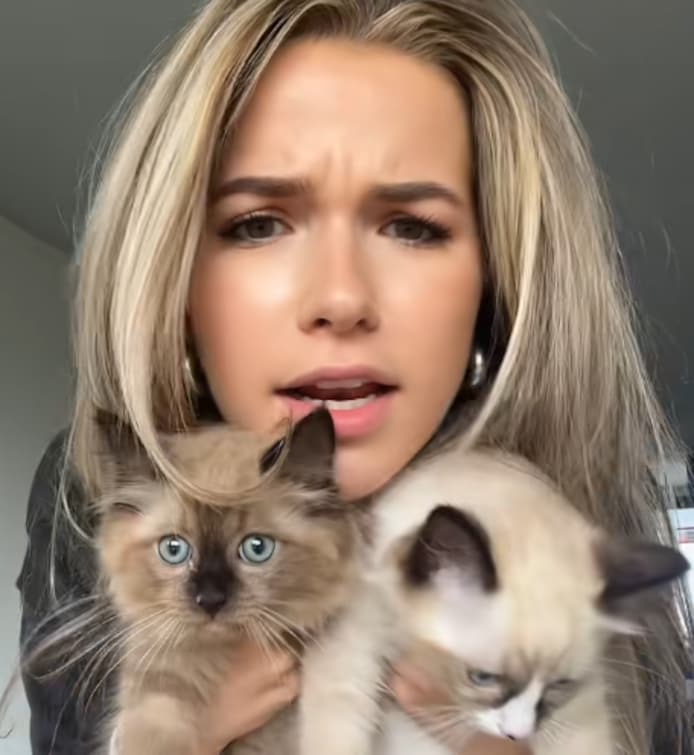 Ze noemde twee katten haar kindjes, maar ineens waren ze weg ...