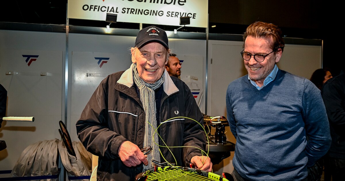 Oud-racketbespanner Bob Janse (81) kijkt ogen uit bij terugkeer in Ahoy ...