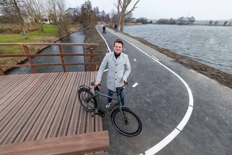 Plas van Alle Winden is een fraai nieuw fietspad met voetpad rijker ...