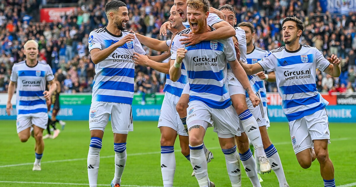 Het feest in Zwolle is groot: PEC heeft de eerste drie punten binnen ...