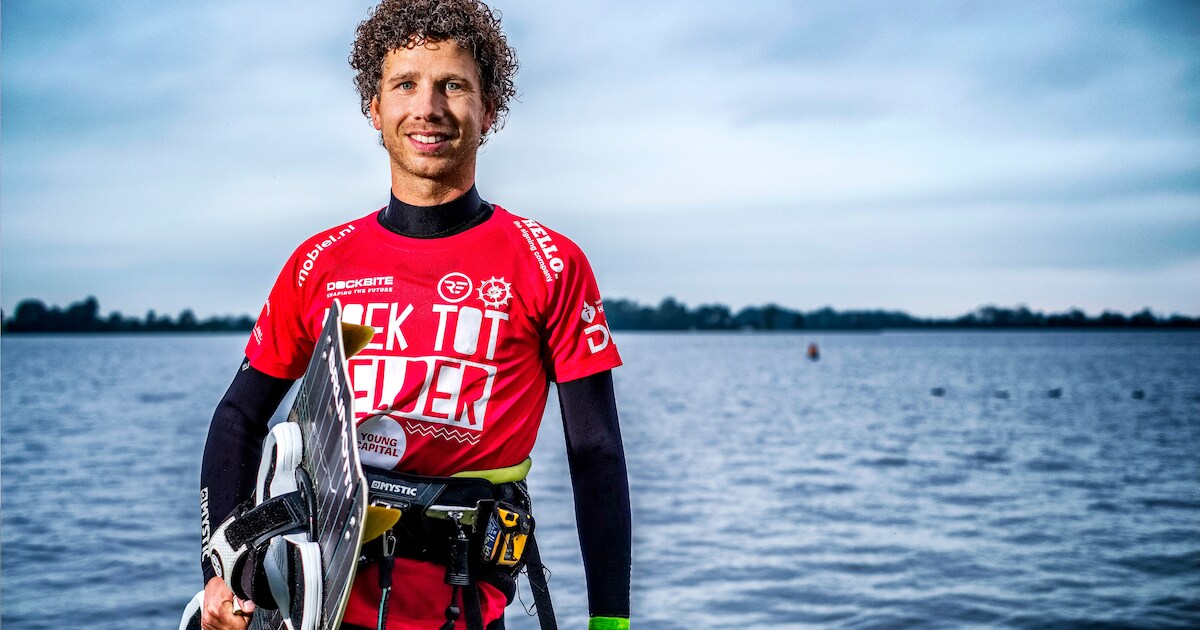 Vinkevener Hans Bobeldijk wil kitesurfen van Hoek van Holland tot Den ...