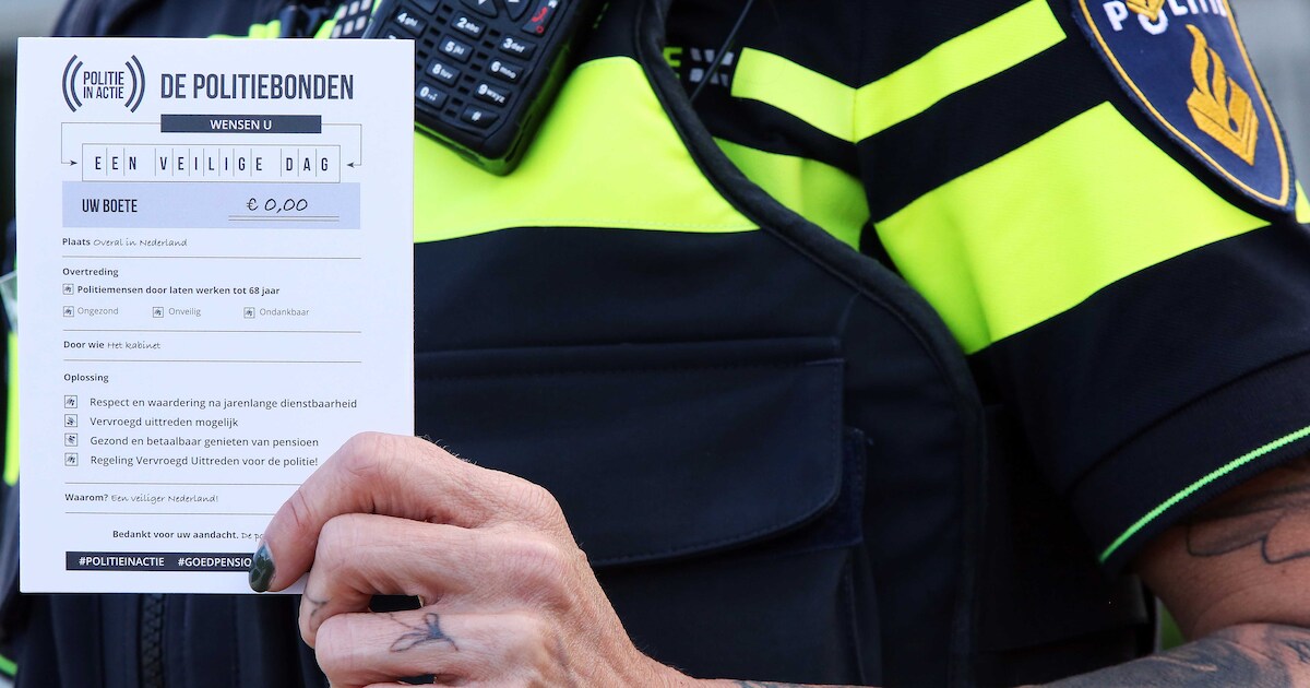 Politie schrijft 6000 minder boetes uit, vanaf nu ook niet meer voor ...