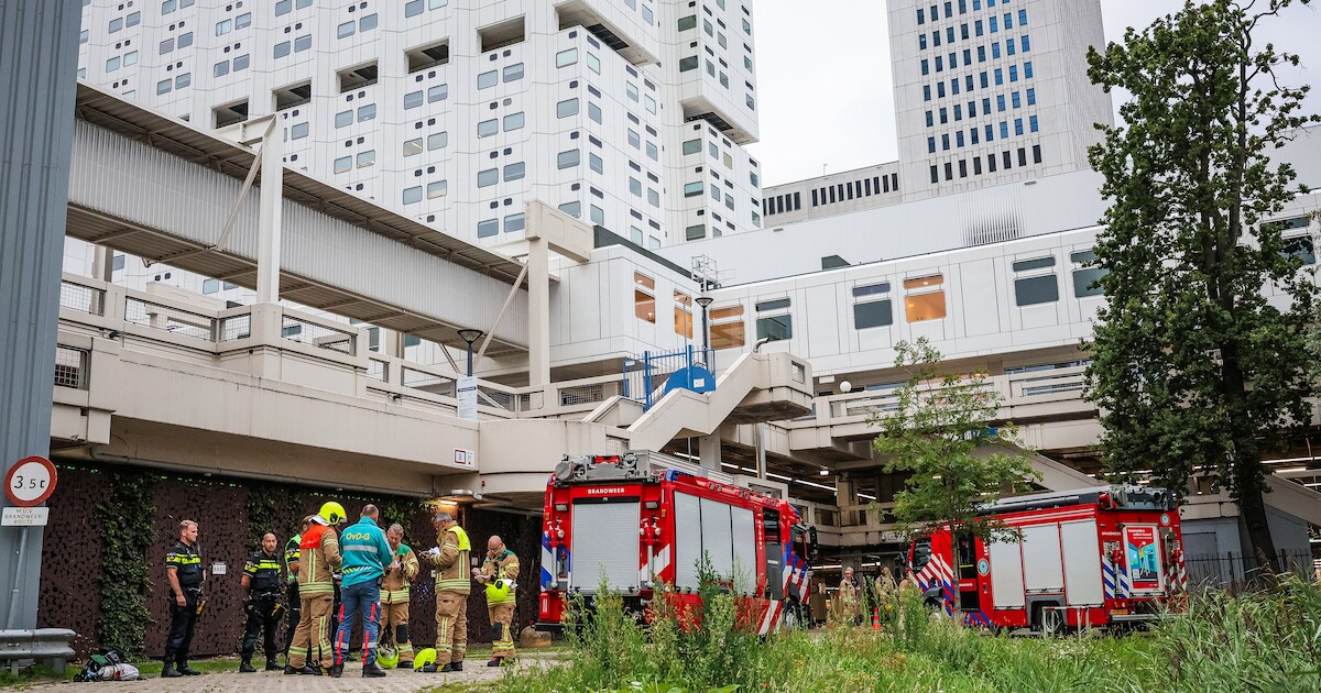 Brand op 13e etage bij Erasmus MC: geen gewonden | Rotterdam | AD.nl