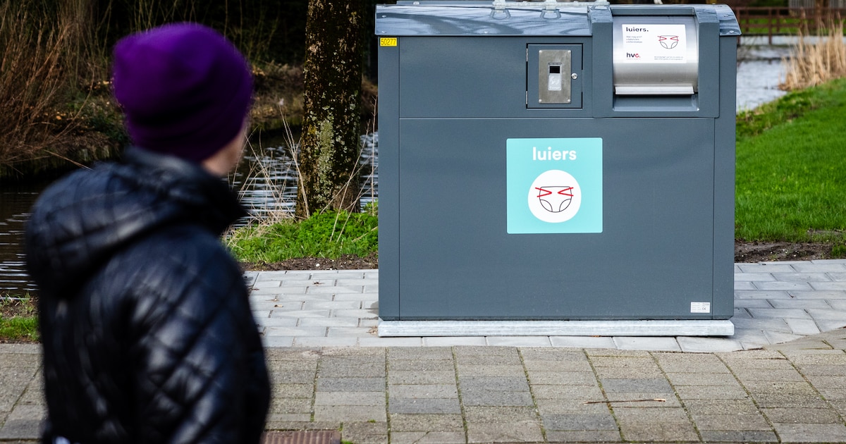 Speciale afvalcontainers waarin je luiers gratis weggooit: ‘Anders zijn ...